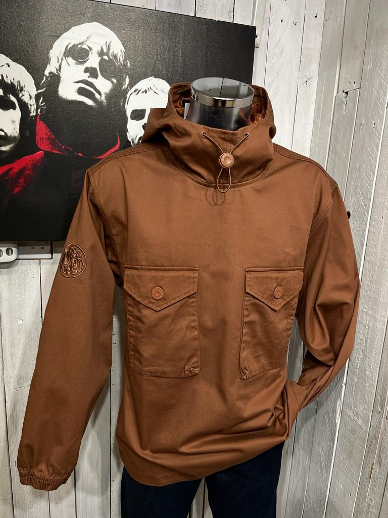 Pretty Green Deansgate Smock - Burnt Orange – The157store Menswear