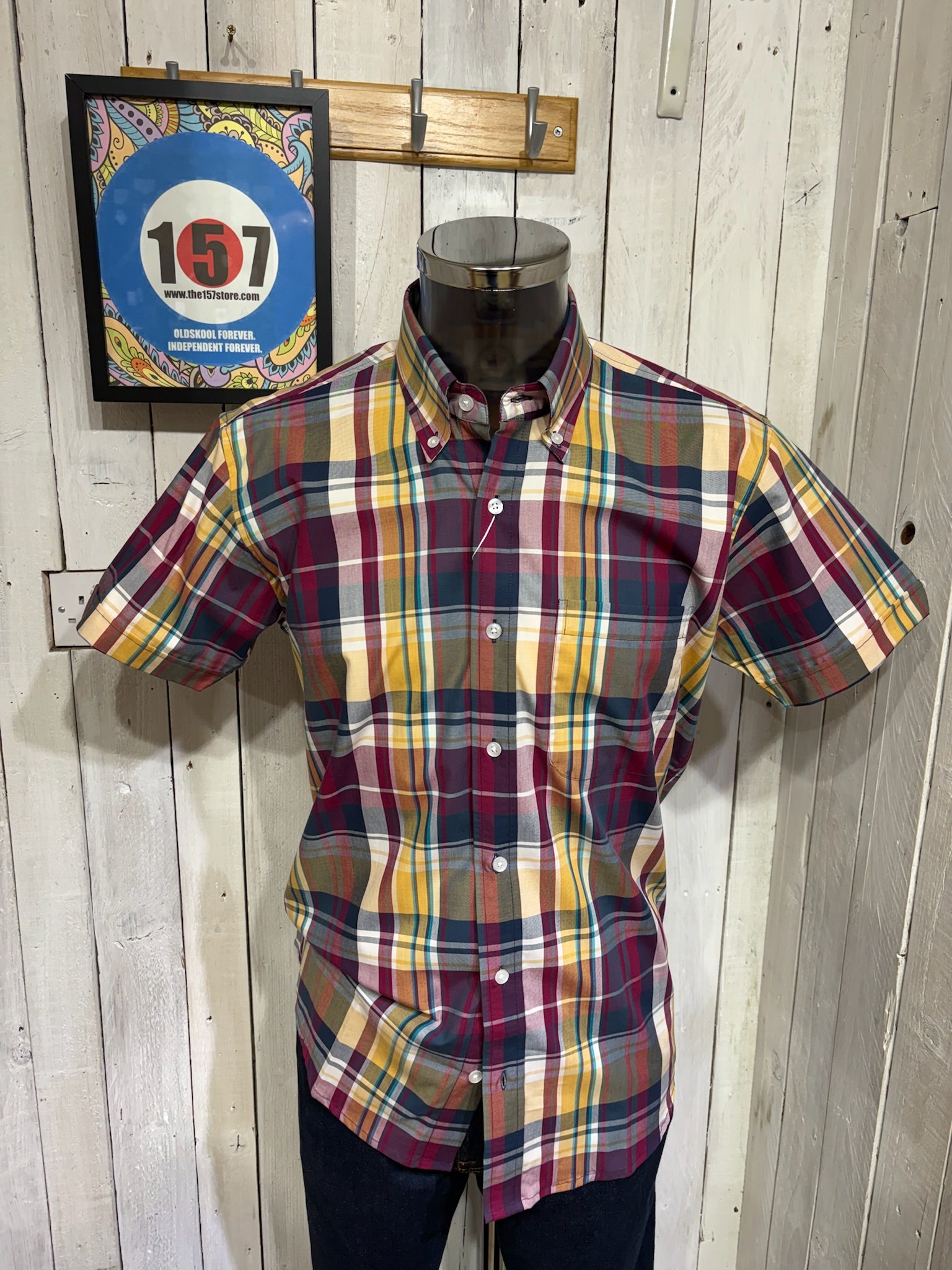 Relco Check Shirt - Purple – The157store Menswear