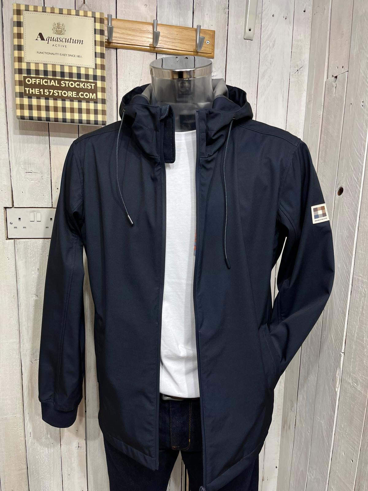 Aquascutum Hybrid Shell Jacket - Navy - LIMITED EDITION – The157store ...