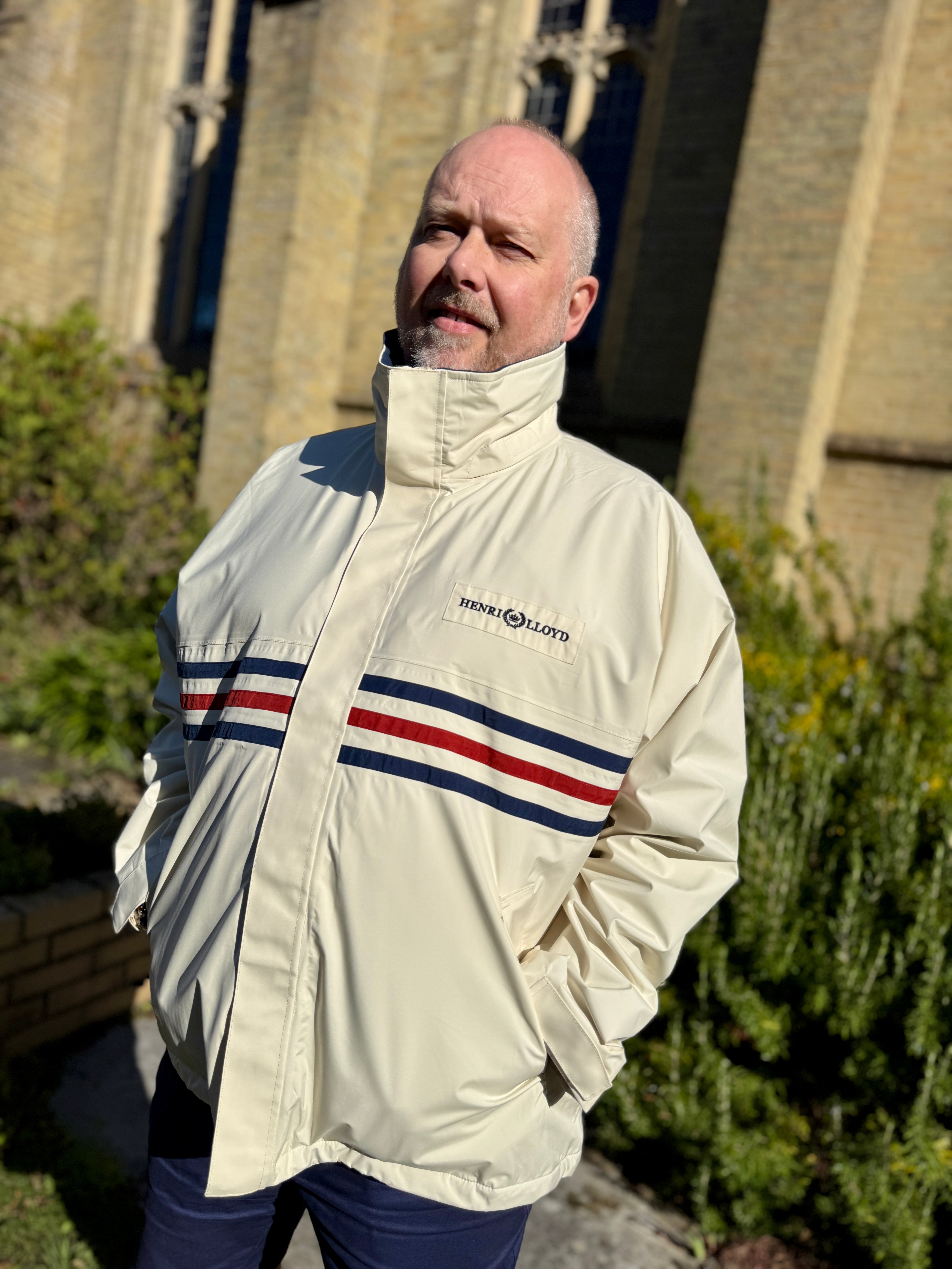 Henri Lloyd Freo Heritage Jacket - Aston Cream (Waterproof ...