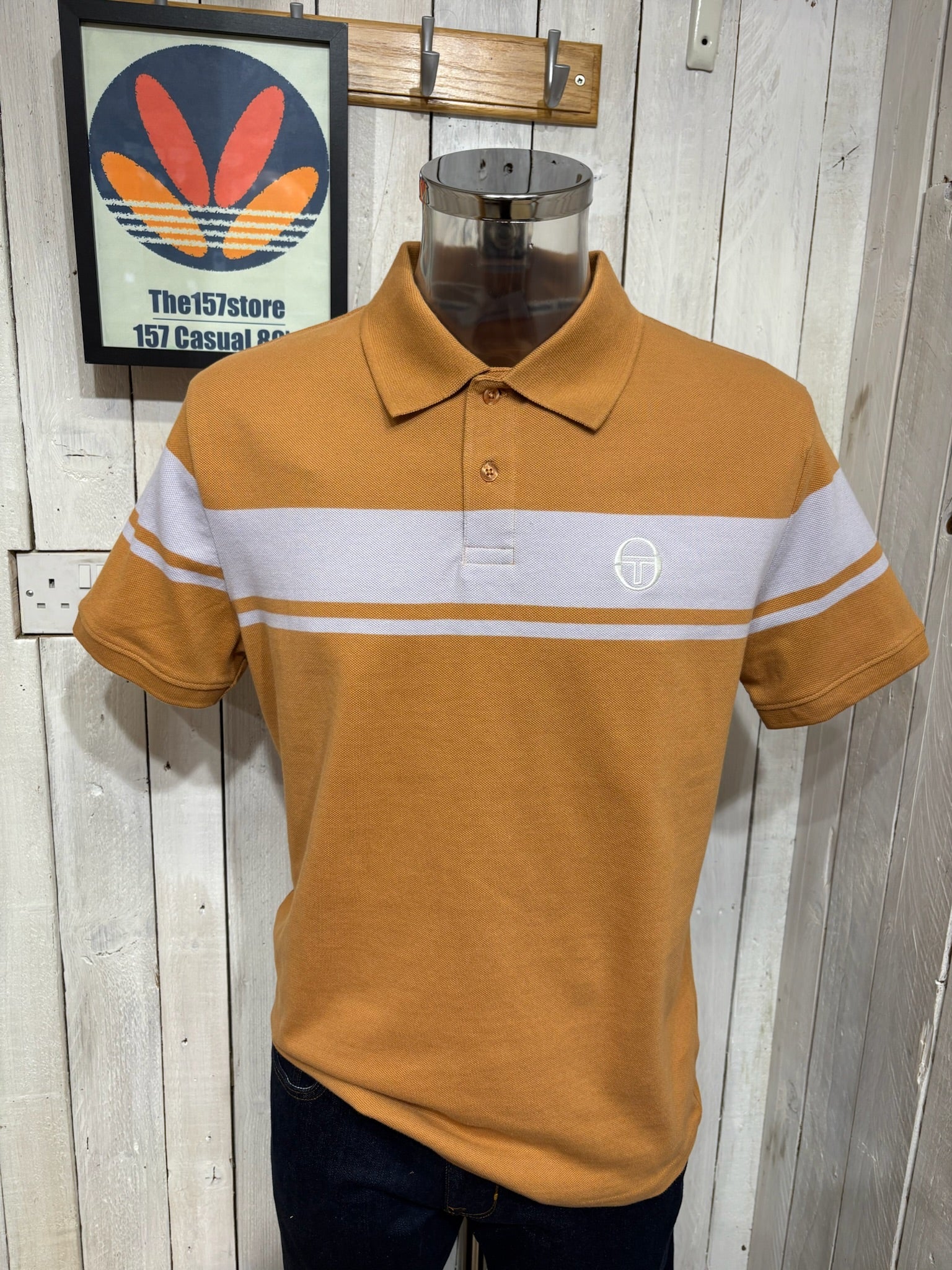 Sergio Tacchini Youngline Polo - Biscuit Thistle – The157store Menswear
