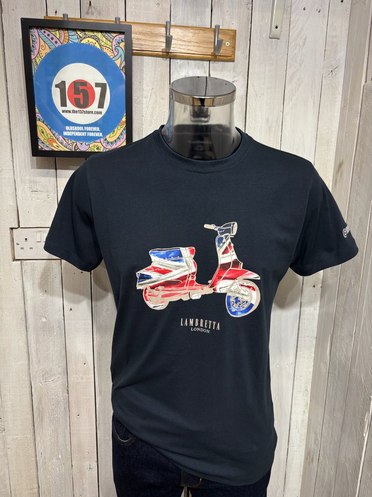Lambretta Scooter Flag Tee - Navy – The157store Menswear