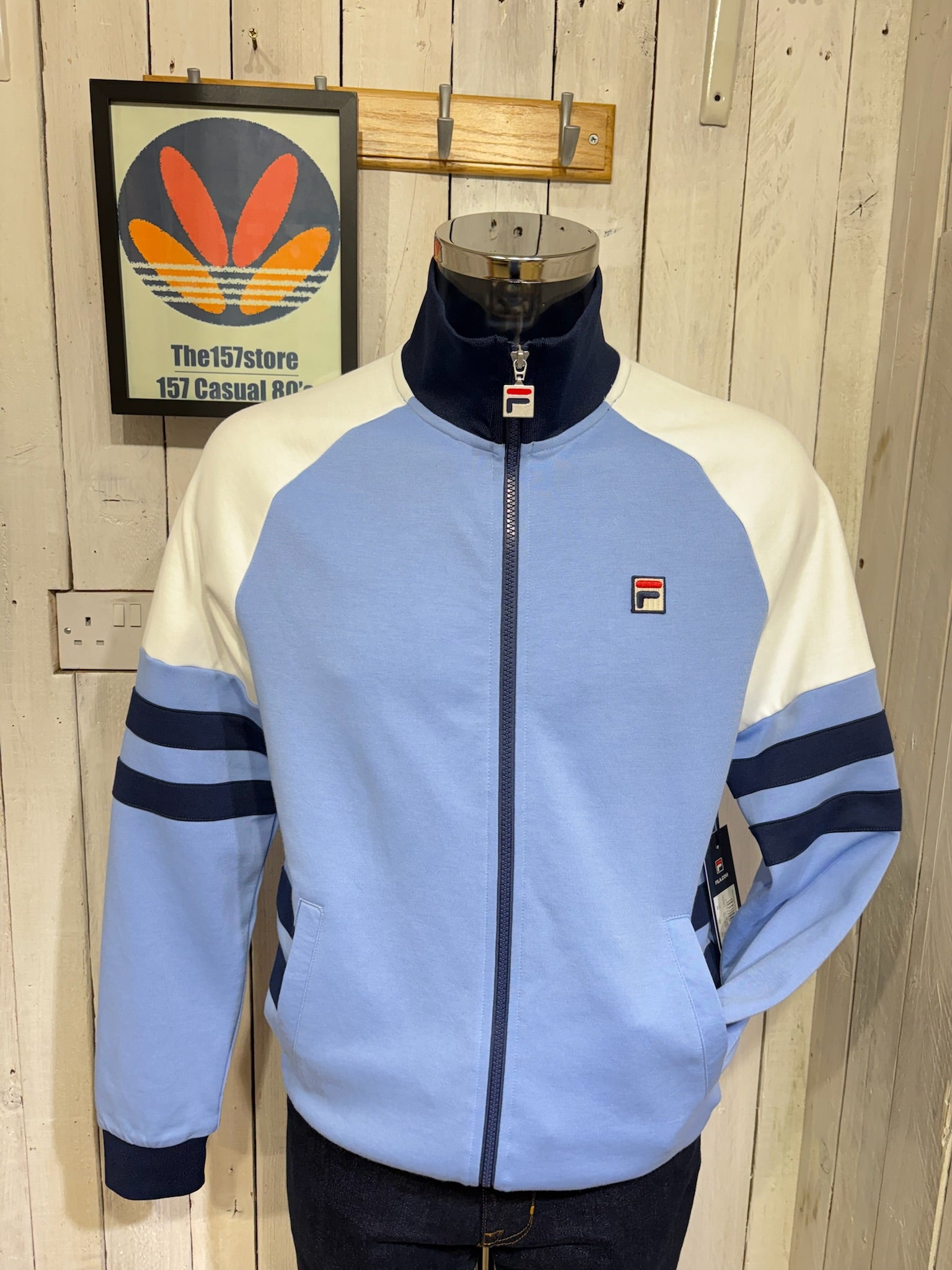 Fila Vintage Founder 2 Track Top - Vista Blue – The157store Menswear