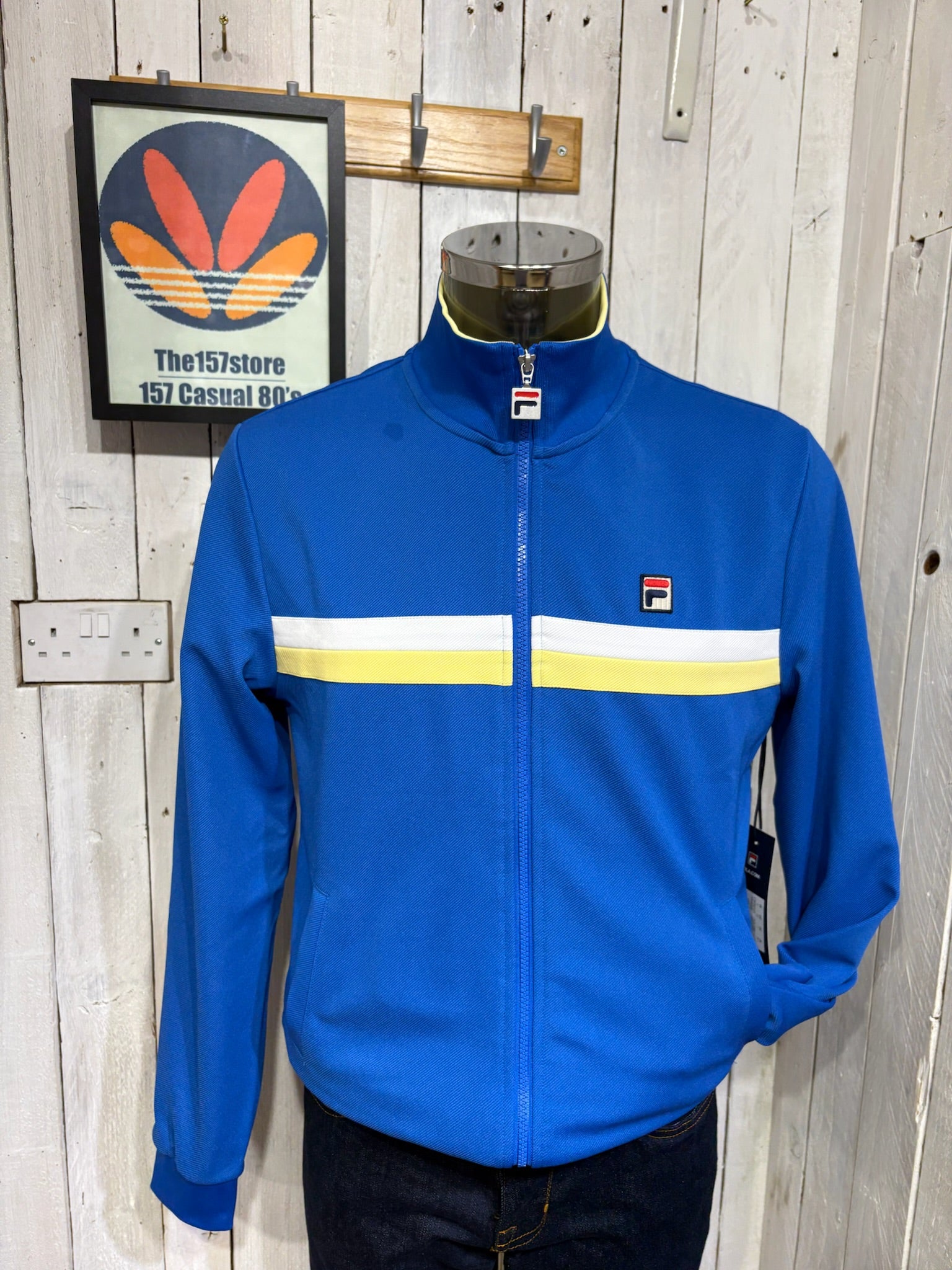 Fila Vintage Jason Re-Issue Track Top - Sea – The157store Menswear