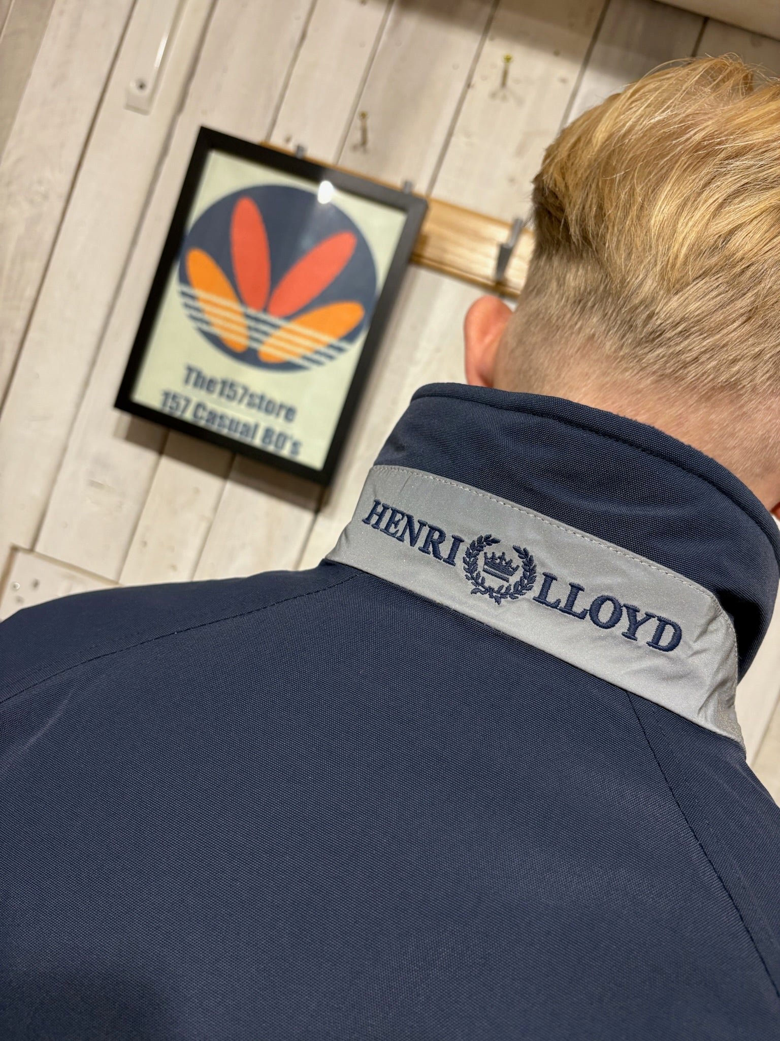 Henri Lloyd '90s JIB' Jacket - Navy (Waterproof + Fleece Lined ...