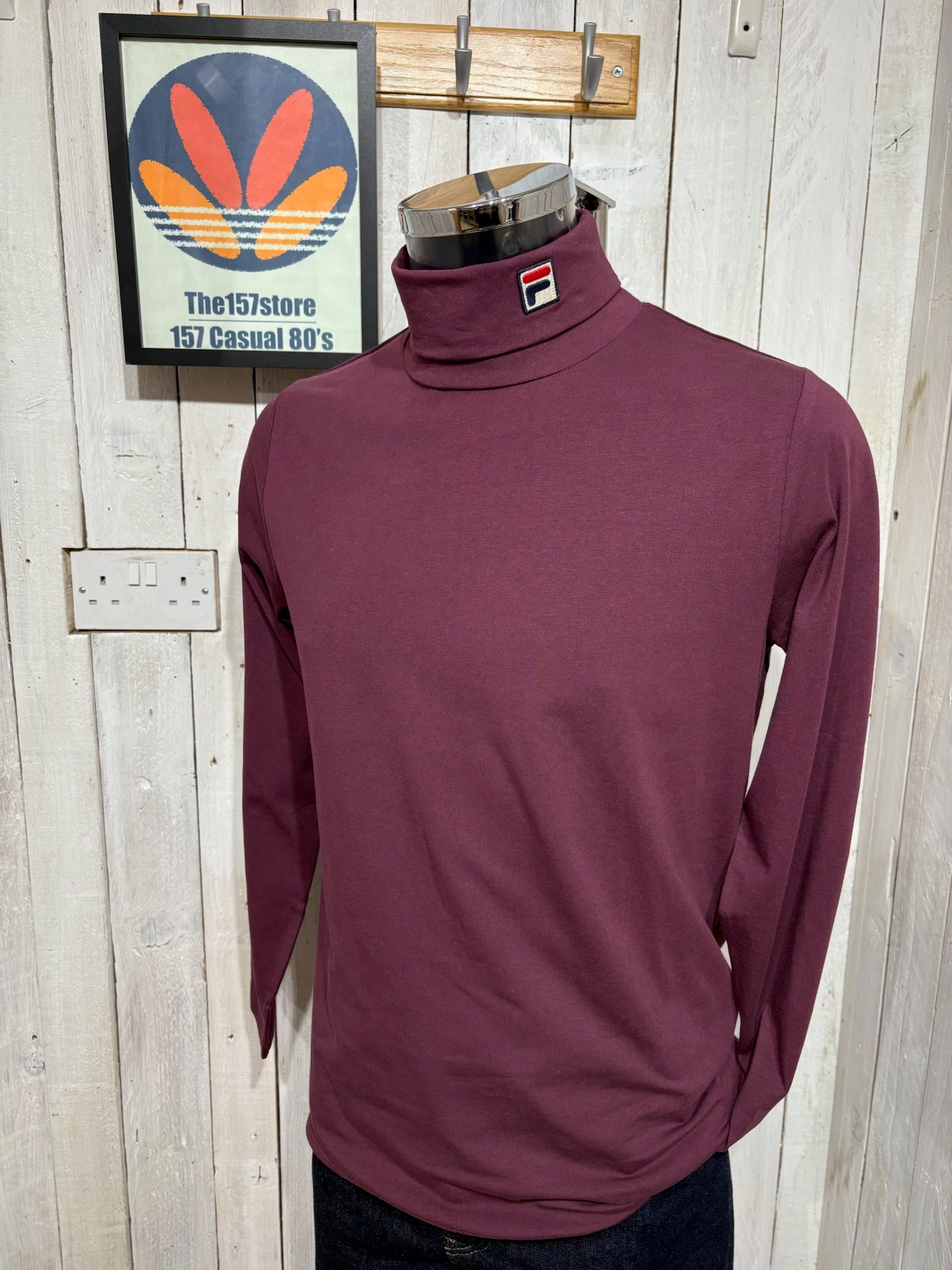 Fila Re-Issue Roll Neck - Fig – The157store Menswear
