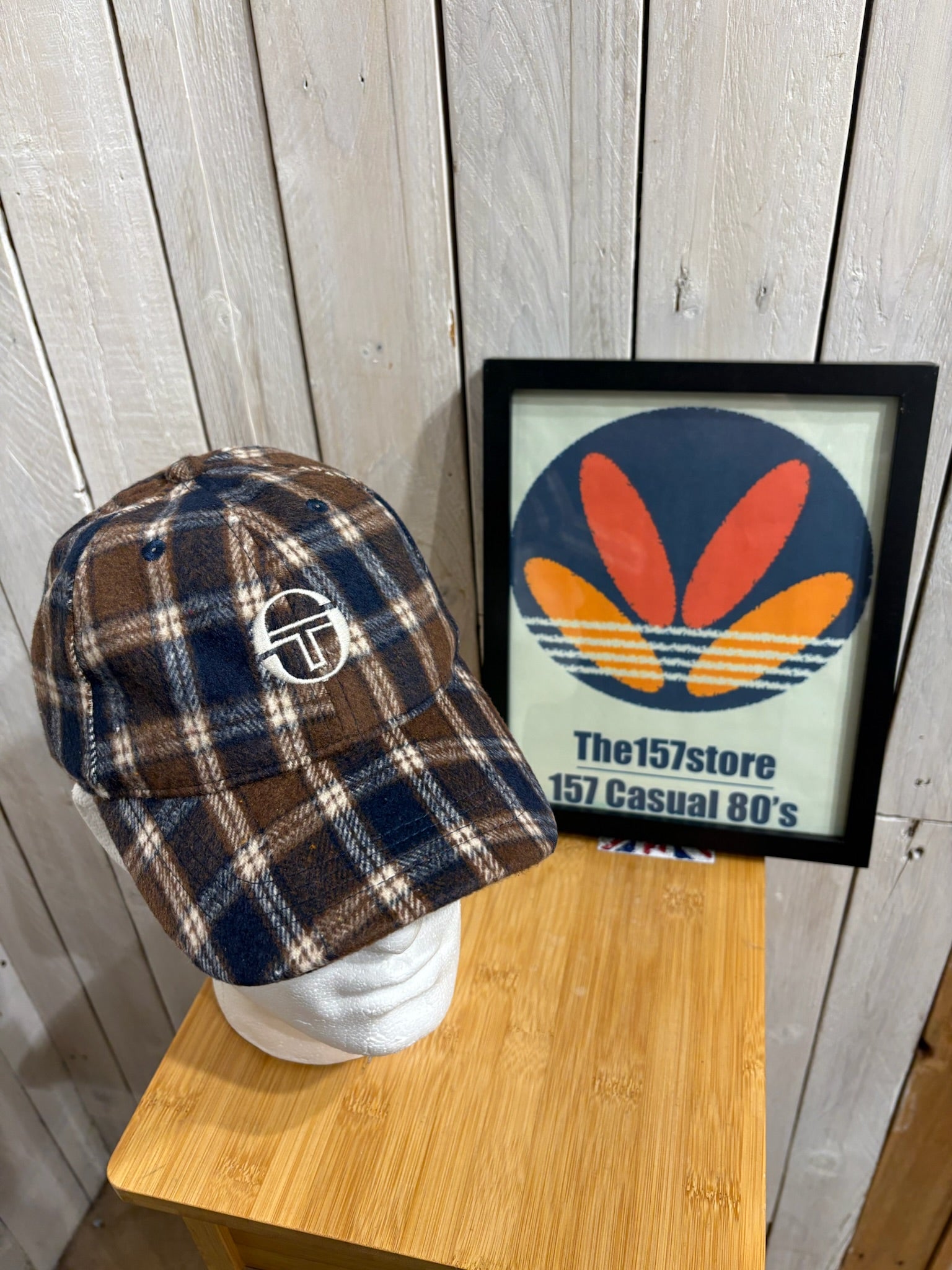 Sergio Tacchini Tassler Check Cap - Maritime Blue – The157store Menswear