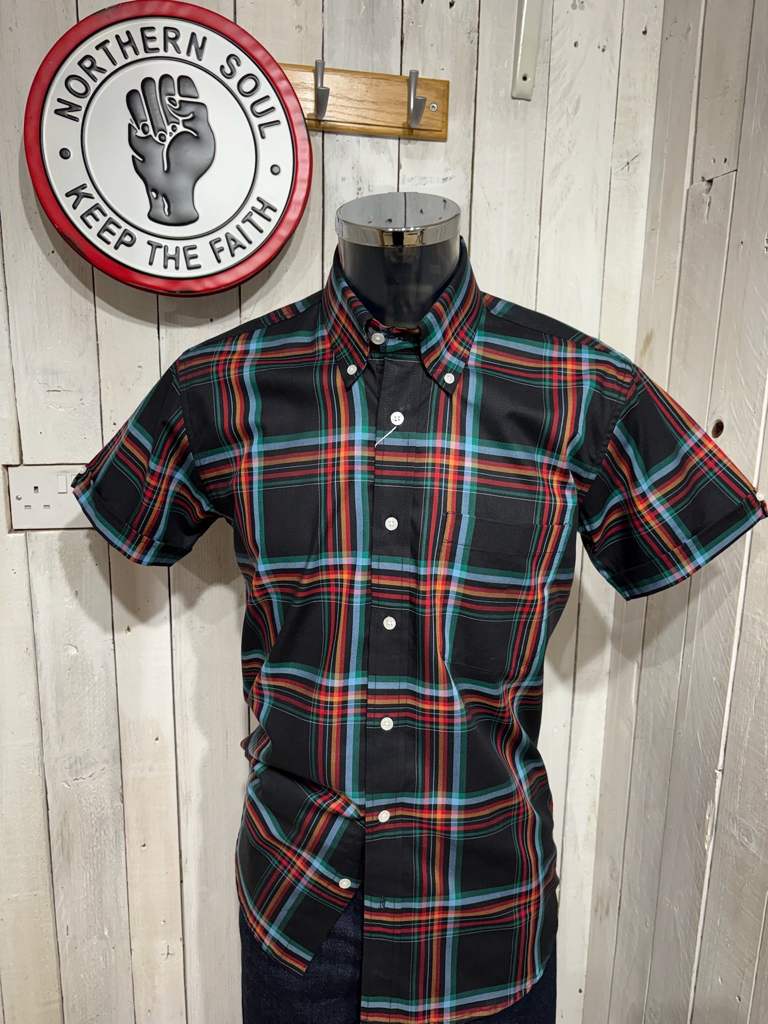 Relco Check Shirt - CK15 SS26 Black – The157store Menswear