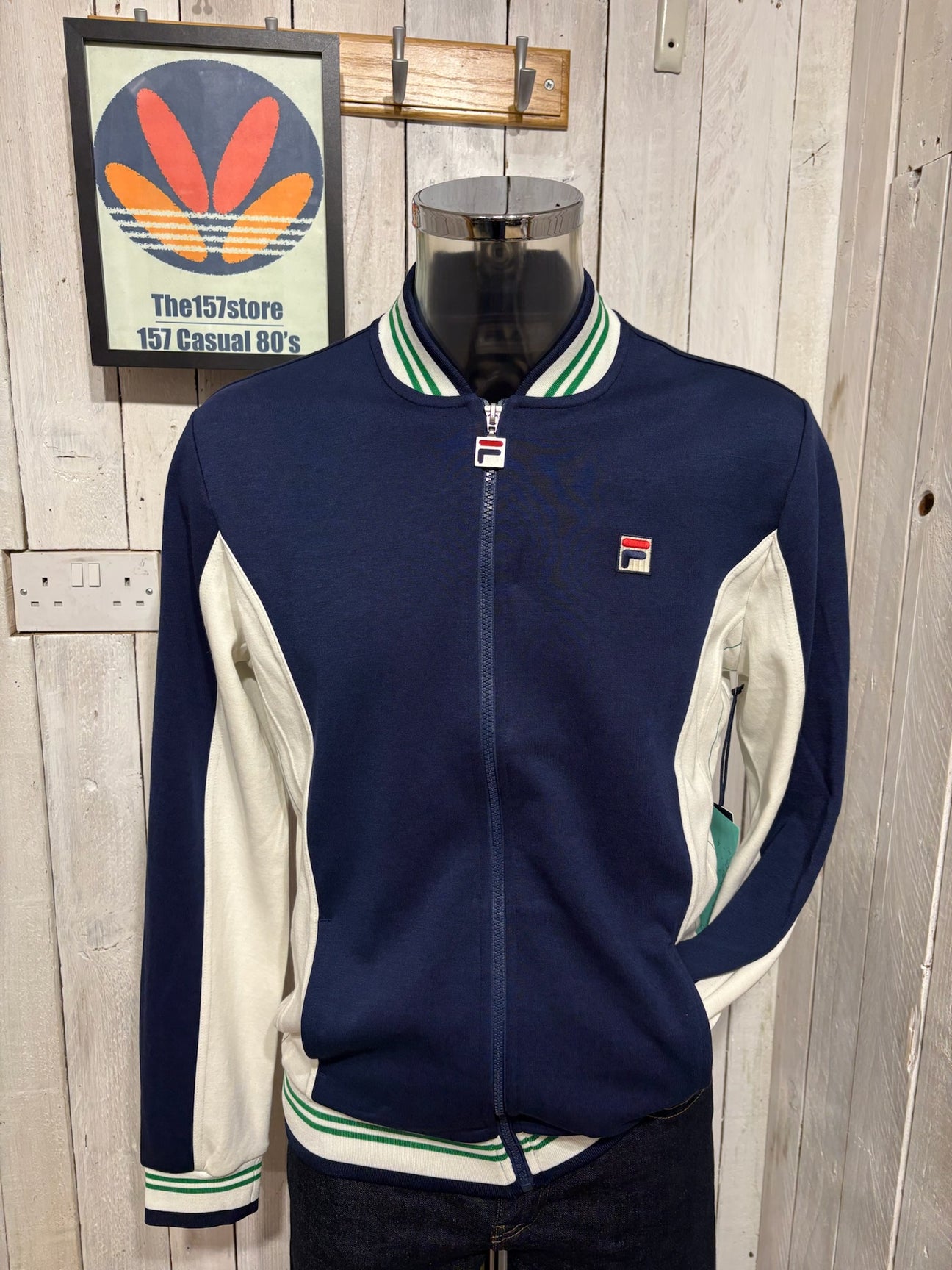 Fila Vintage Settanta Track Top - Fila Navy / Green – The157store Menswear