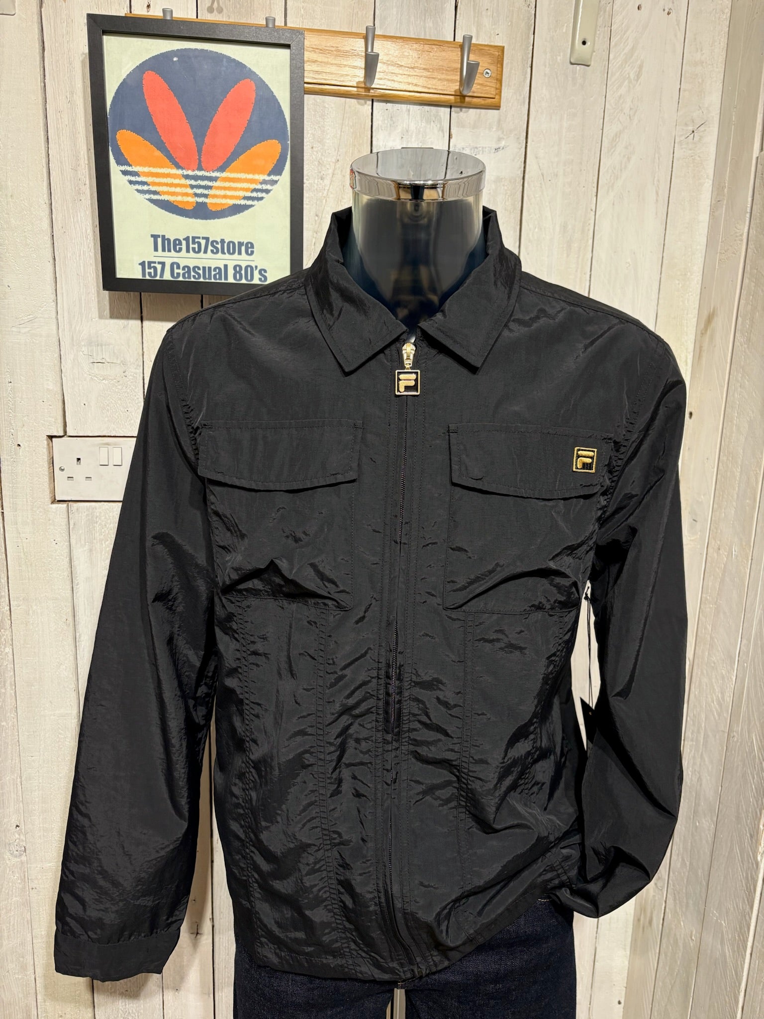 Fila Gold Label Kasa Overshirt - Black – The157store Menswear