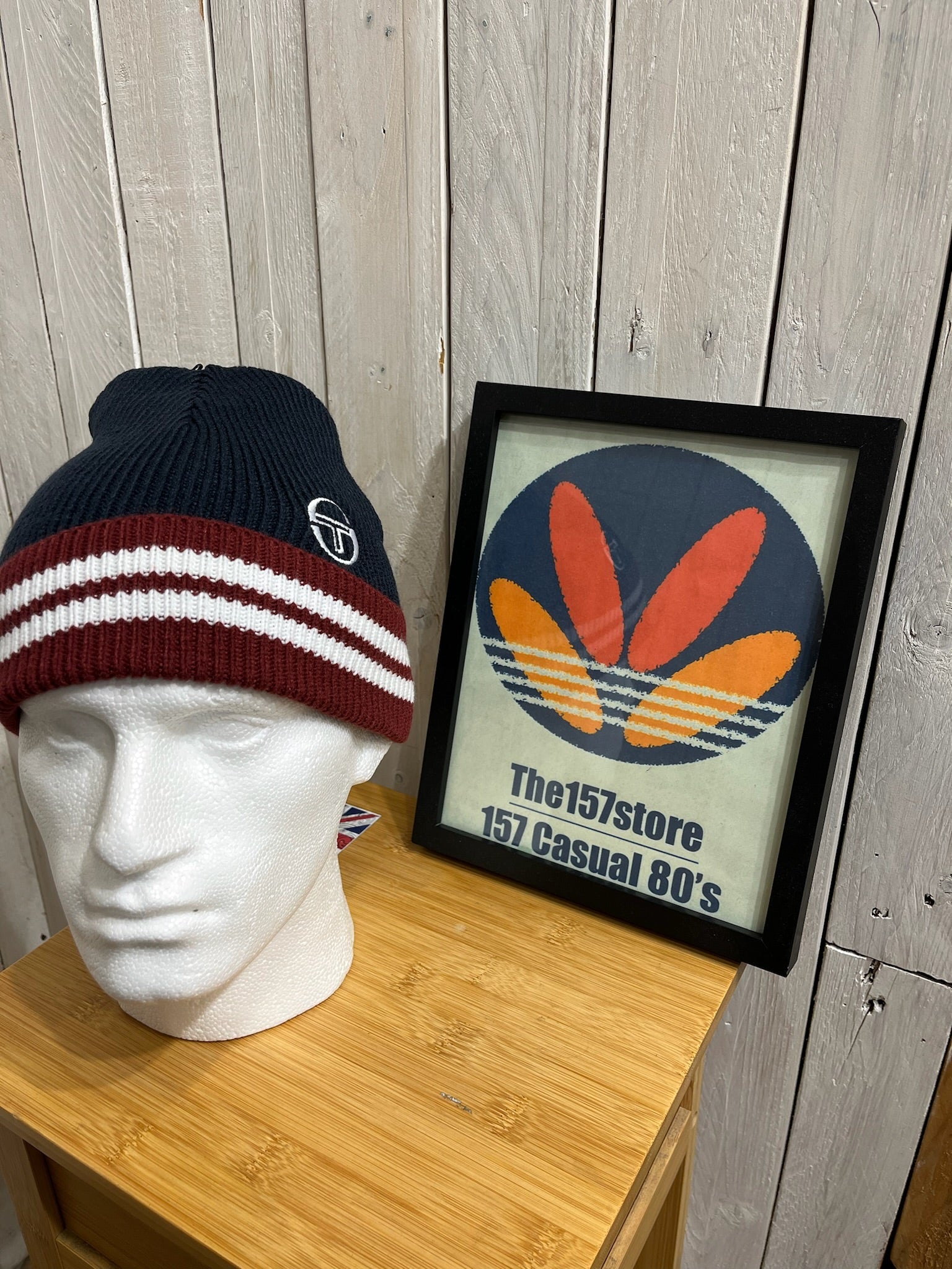Sergio Tacchini Surge Beanie - Maritime Blue / Tibetan Red ...